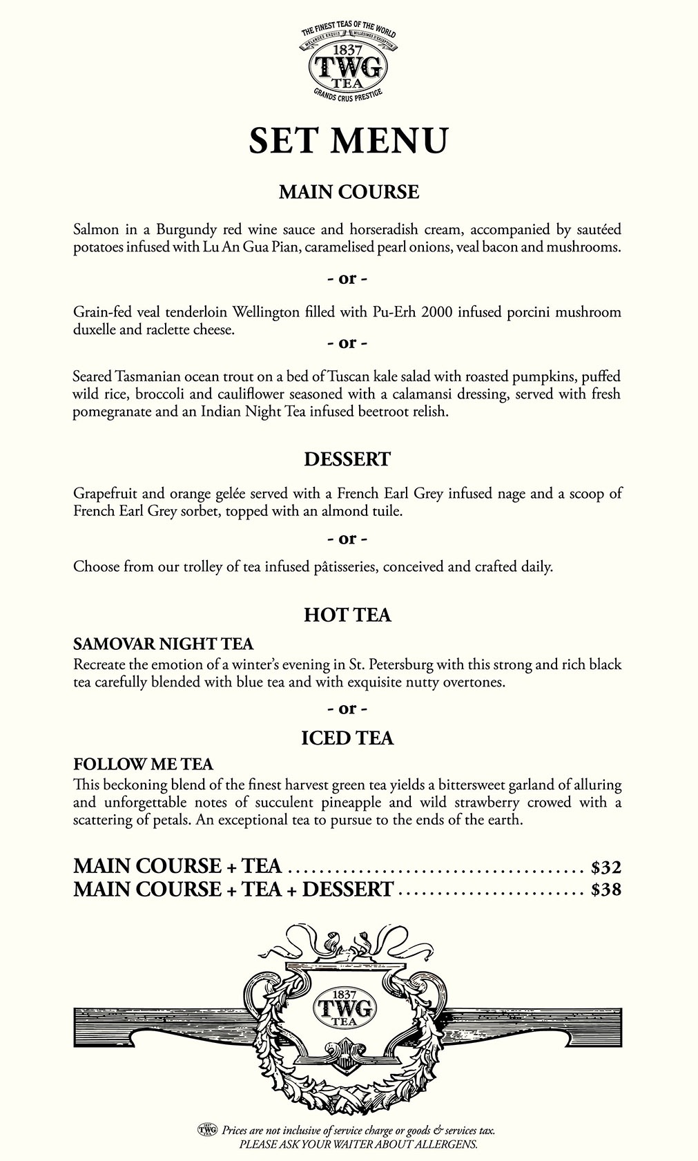 TWG Tea Salon & Boutique | マリーナベイ・サンズ | カフェ